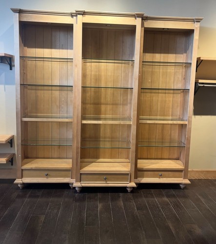 Solid Wood Bookcases - Matching Units - Excellent Condition- Local Pickup | eBay