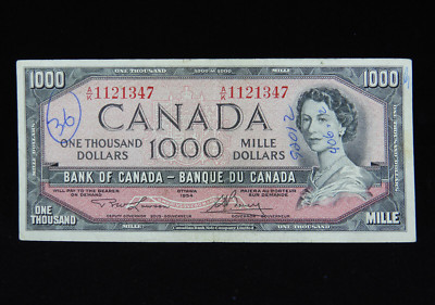 Canada 1000 Bill for sale | eBay
