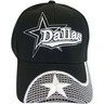 Dallas City Blue Hat Cap Script Visor Embroidered Signature Double ...