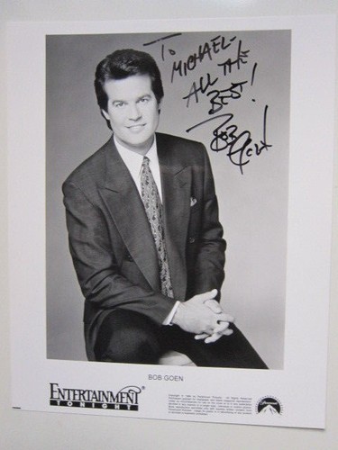 BOB GOEN Entertainment Tonight 8x10 photo AUTOGRAPHED | eBay