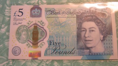 Bank Of England 5 Note for sale | eBay