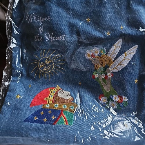 Ghibli Listen to Denim Series Dwarf King Elf Queen Tote | eBay UK