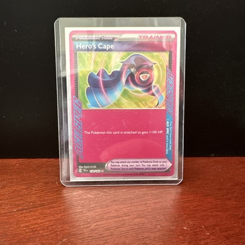 Hero's Cape 152/162 Ace Spec Rare Pokemon TCG Scarlet & Violet Temporal ...