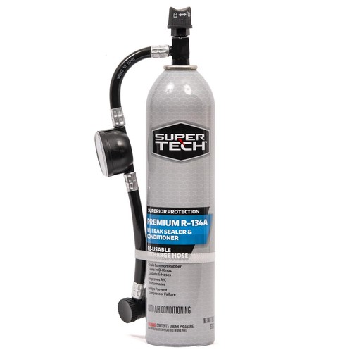ONE PAIR of Super Tech R134A W/leak sealer & conditioner 18oz. recharge ...