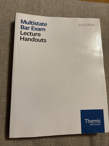 Multistate Bar Exam Lecture Handouts 2024 Edition - Themis Bar Review ...