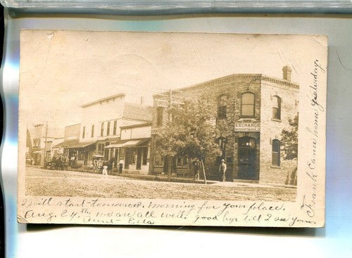 YALE IOWA EXCHANGE BANK REAL PHOTO POSTCARD 2075S | eBay
