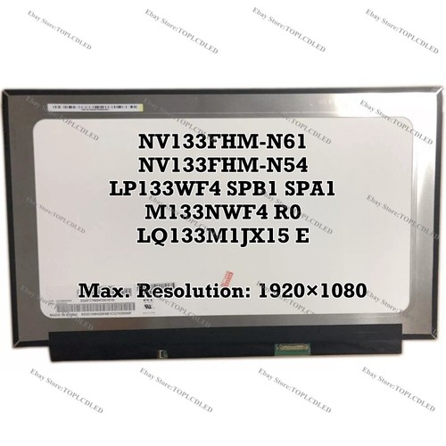 NV133FHM-N61 fit NV133FHM-N54 LP133WF4 SPB1 SPA1 M133NWF4 R0 ...