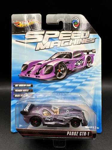 HOT WHEELS SPEED MACHINES PANOZ GTR-1 - PURPLE / 2009 / New in Box ...