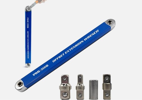 Impact Ready Offset Extension Wrench, Tight Reach Wrench Set, Blue | eBay
