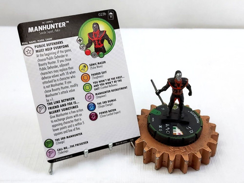 HEROCLIX Joker's Wild Set Uncommon Prime #023b MANHUNTER w/Card | eBay