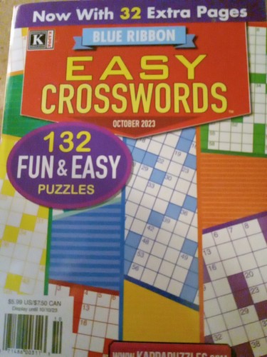 Blue Ribbon Easy Crosswords | eBay
