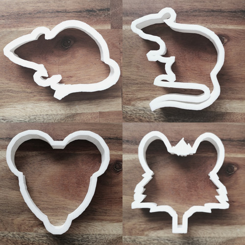 Rat Mouse Cookie Cutter Biscuit Dough Pastry Animal Chinese New Year ...