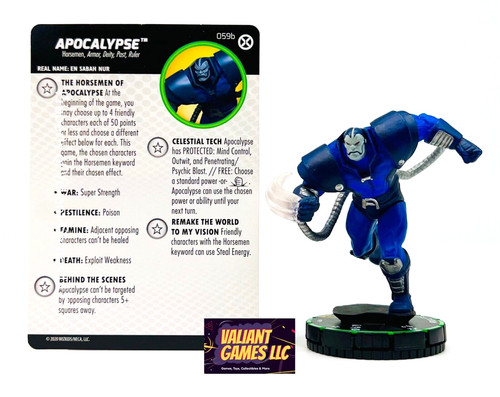 Marvel Heroclix Apocalypse #059b w/ Card House of X Set | eBay