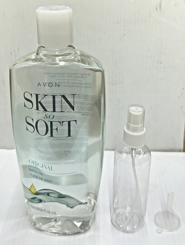 Avon Skin So Soft SSS Original Bath Oil 25 fl oz Sealed-Free Travel ...