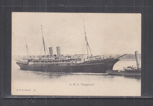GREAT BRITAIN, " RMS MAGDELENA ", c1910 ppc., unused. | eBay