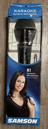 Samson M1 Karaoke Dynamic Microphone Plug-in Black Open Box | eBay