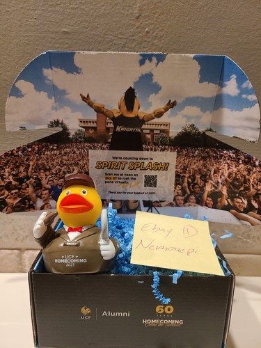 UCF Homecoming Spirit Splash Sleuth Rubber Duck 2023 60th Anniversary ...