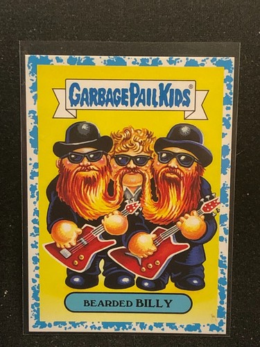 Garbage Pail Kids Battle Of The Bands Blue Parallel 19a Bearded Billy ...