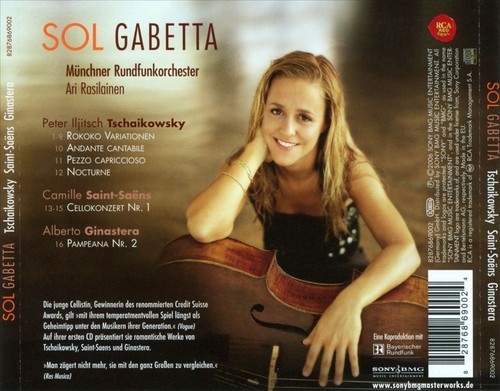 SOL GABETTA SOL GABETTA PLAYS TCHAIKOVSKY, SAINT-SAËNS & GINASTERA NEW ...