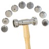 Texturing Hammer w/ 9 INTERCHANGEABLE Heads Design Texture Metal Work ...