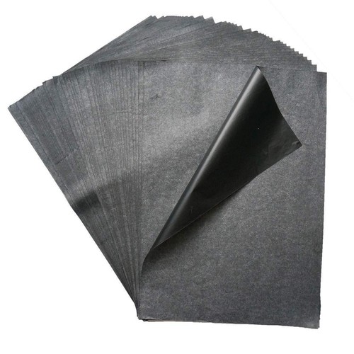 100 Sheets Black Carbon Transfer Tracing Graphite Paper for Wood ...