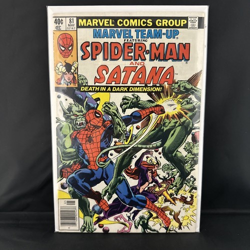 Marvel Team-Up #81 (Marvel 1979) Spider-Man & Satana. Death of Satana ...