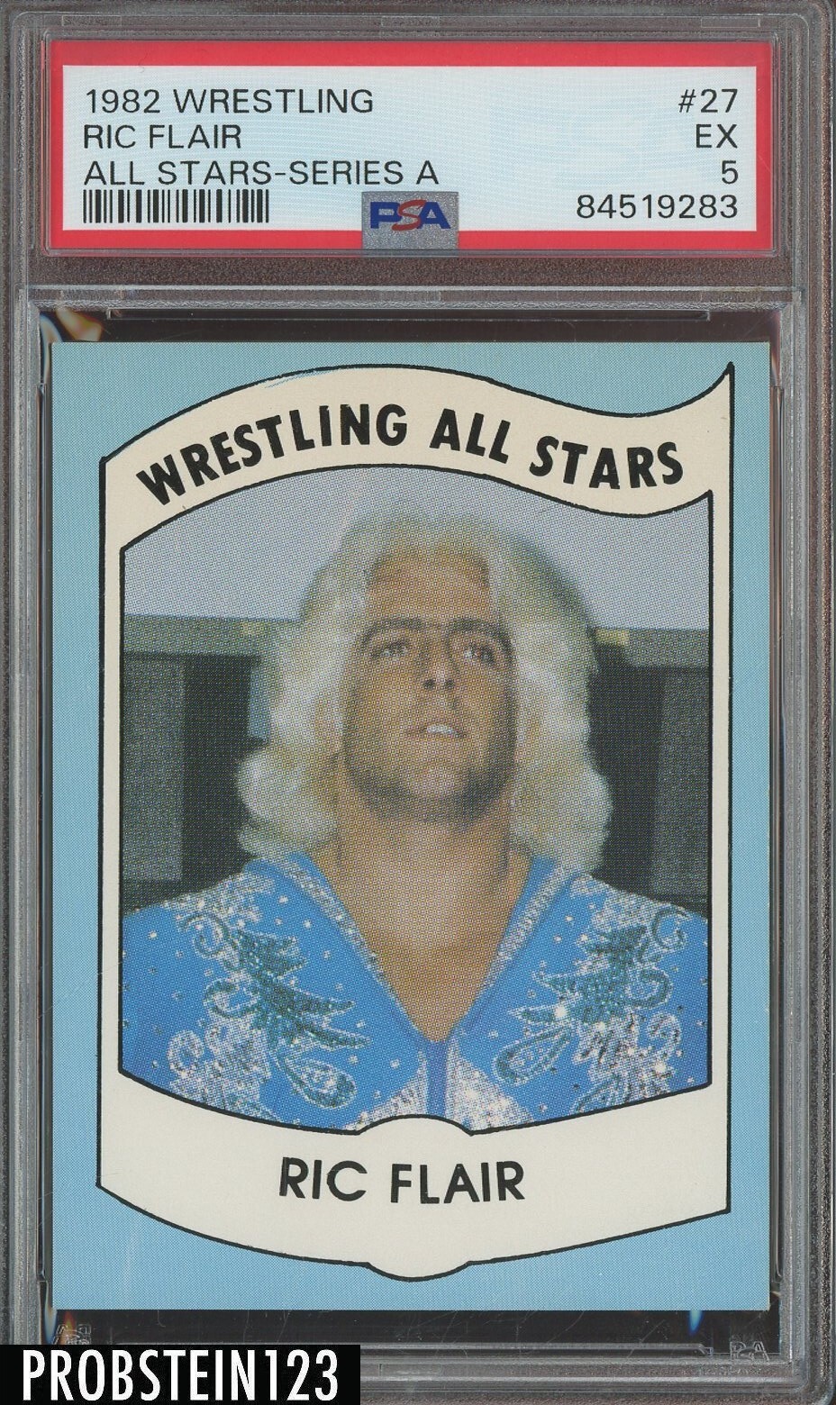 Ric Flair 1982 Wrestling All Stars Series A #27 Base Price Guide ...