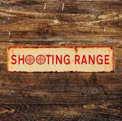 Shooting Sign in Decorative Plaques & Signs for sale | eBay