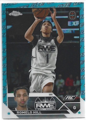 Romelo Hill Topps Chrome Ote Refractor #53 Blue | eBay