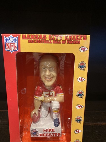 MIKE WEBSTER Kansas City Chiefs HALL OF FAME Nodder Bobblehead | eBay