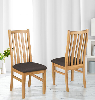 Oak Fabric Dining Chairs for sale | eBay