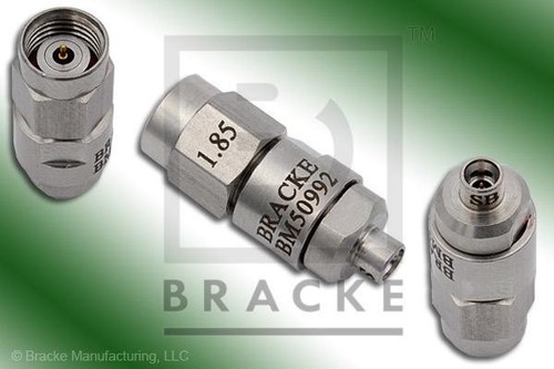 1.85mm Male to Mini SMP Male Smooth Bore Adapter 65 GHz BRACKE BM50992 ...