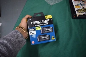 Hercules HCO1-2P 5Ah 2-Pack Battery Bundle ~NEW | eBay
