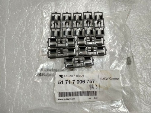 BMW E65-E66-E67-X5 door seal/ hood mounting clips (10) !NEW! GENUINE ...