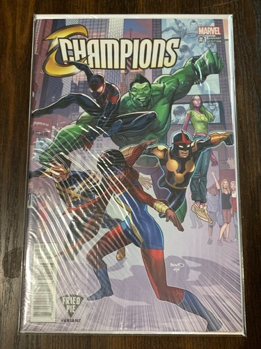 Champions #1 NM Marvel 2016 - FRIED PIE VARIANT - POLYBAGGED | eBay