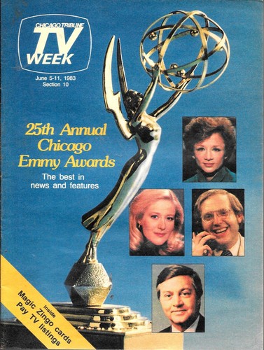 CHICAGO TRIBUNE TV WEEK-6/1983-25TH ANNUAL CHICAGO EMMY AWARDS-TOM ...