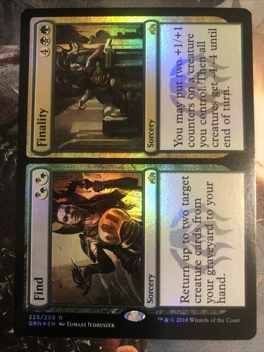 1x Foil Find / / Finality Guilds of Ravnica NM MTG Magic the Gathering ...