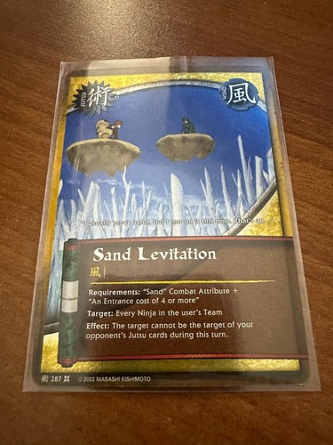 Naruto CCG - Sand Levitation [Jutsu] 287 Foil Promo | eBay