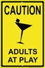 CAUTION FLYING MONKEYS / 9" X 12" ALUMINUM SIGN - new in package ...