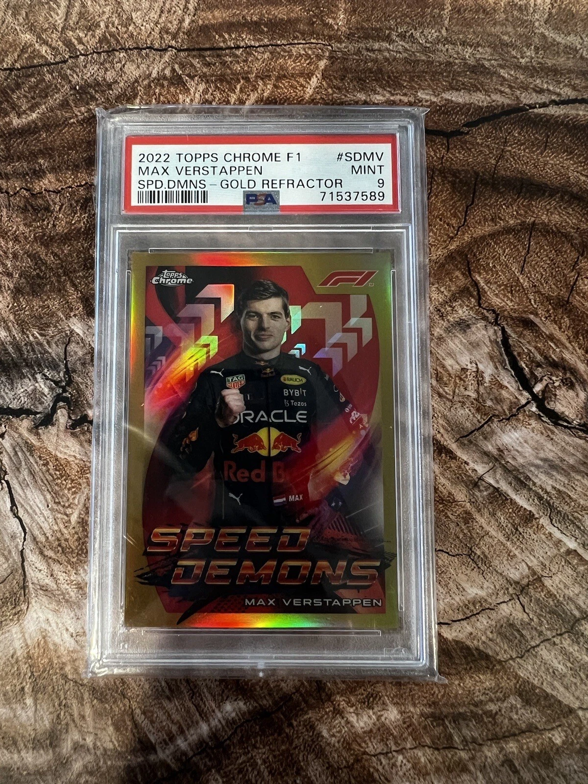 Max Verstappen 2022 Topps Chrome Formula 1 #SD-MV Speed Demons PSA 9 ...
