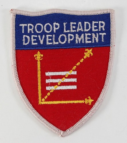 Cool Vintage BSA Boy Scouts Troop Leader Development Scouting Cloth ...