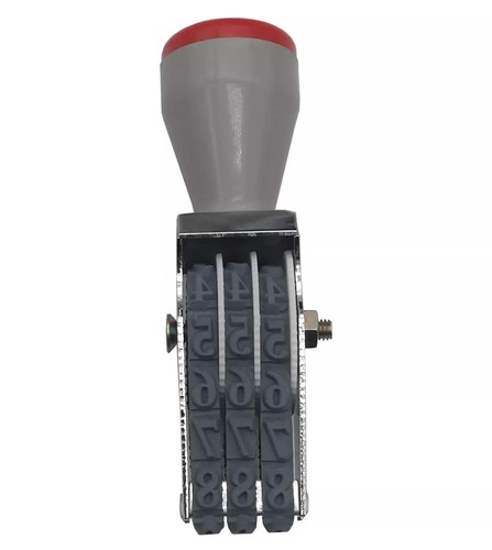 Self Inking Roller Stamp with 3 Digit Number Roller Stamps | Adjustable ...