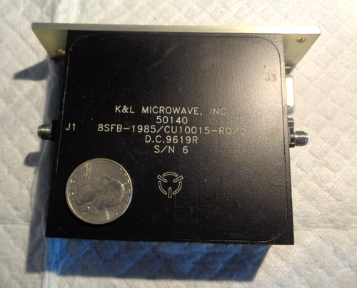 K&L MICROWAVE 8SFB-1985 / CU10015-RO/D Switched Filter Bank RF SMA ...