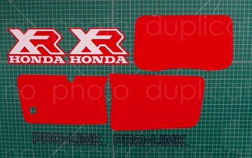 86' 1986 XR 200r xr200 7pc decals stickers number plates graphics ...