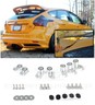 For 13-18 Ford Focus ST ANODIZED BLACK JDM Rear Wing Spoiler Riser ...