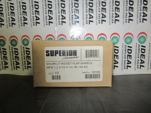 SUPERIOR ABRASIVES 10109 WHEEL NEW IN BOX | eBay
