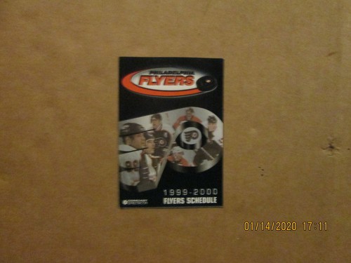 NHL Philadelphia Flyers Vintage Circa 1999-2000 Team Logo Hockey Pocket ...