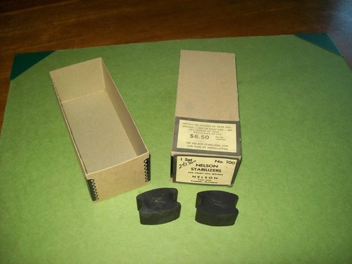 NOS Nelson Stabilizers No. 100. 1 pair. In box. For Outside rear coil ...