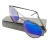 Randolph P3 P3042 White Gold Blue Hydro 51mm Skull USA New Sunglasses ...