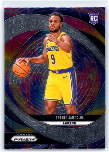 2024-25 Panini Prizm #7 Bronny James Jr. Instant Impact | eBay
